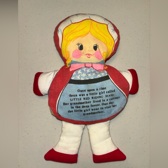 Dan-Dee | Toys | Vintage 977 Dan Dee Plush Storybook Doll Little Red ...